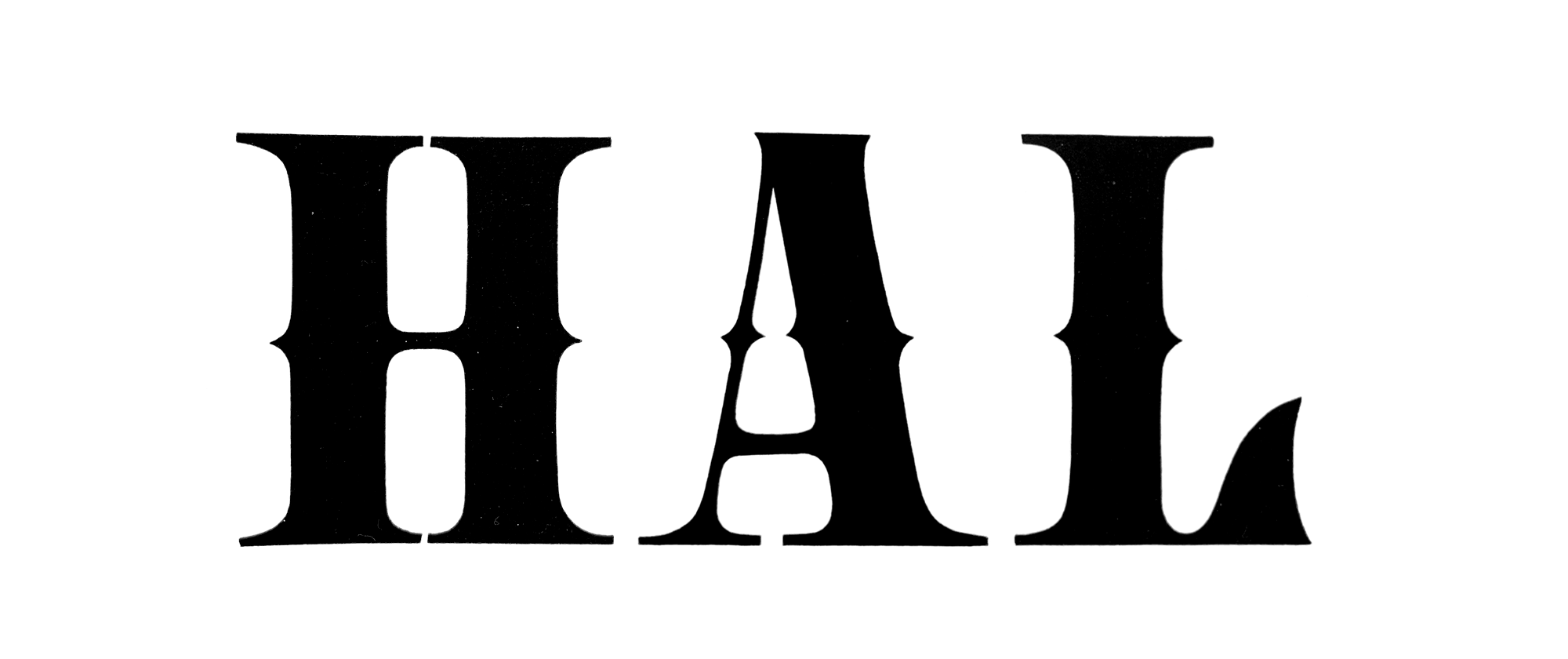 HAL Typefaces – Trials