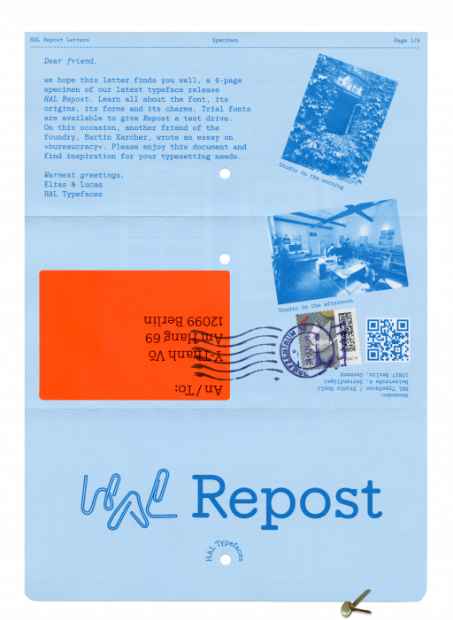 HAL Typefaces – Repost